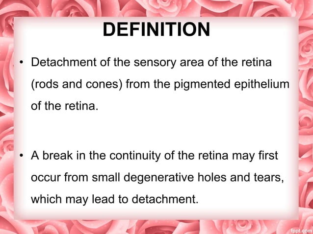 Retinal detachment | PPT