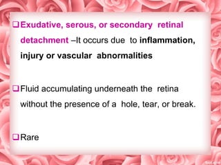 Retinal detachment | PPT