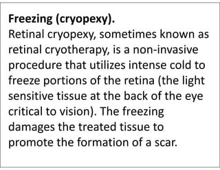 retinal detachment.pdf | Eye and Vision Conditions | Diseases and ...