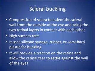retinal detachment (basics and advanced) | PPTX | Eye and Vision ...