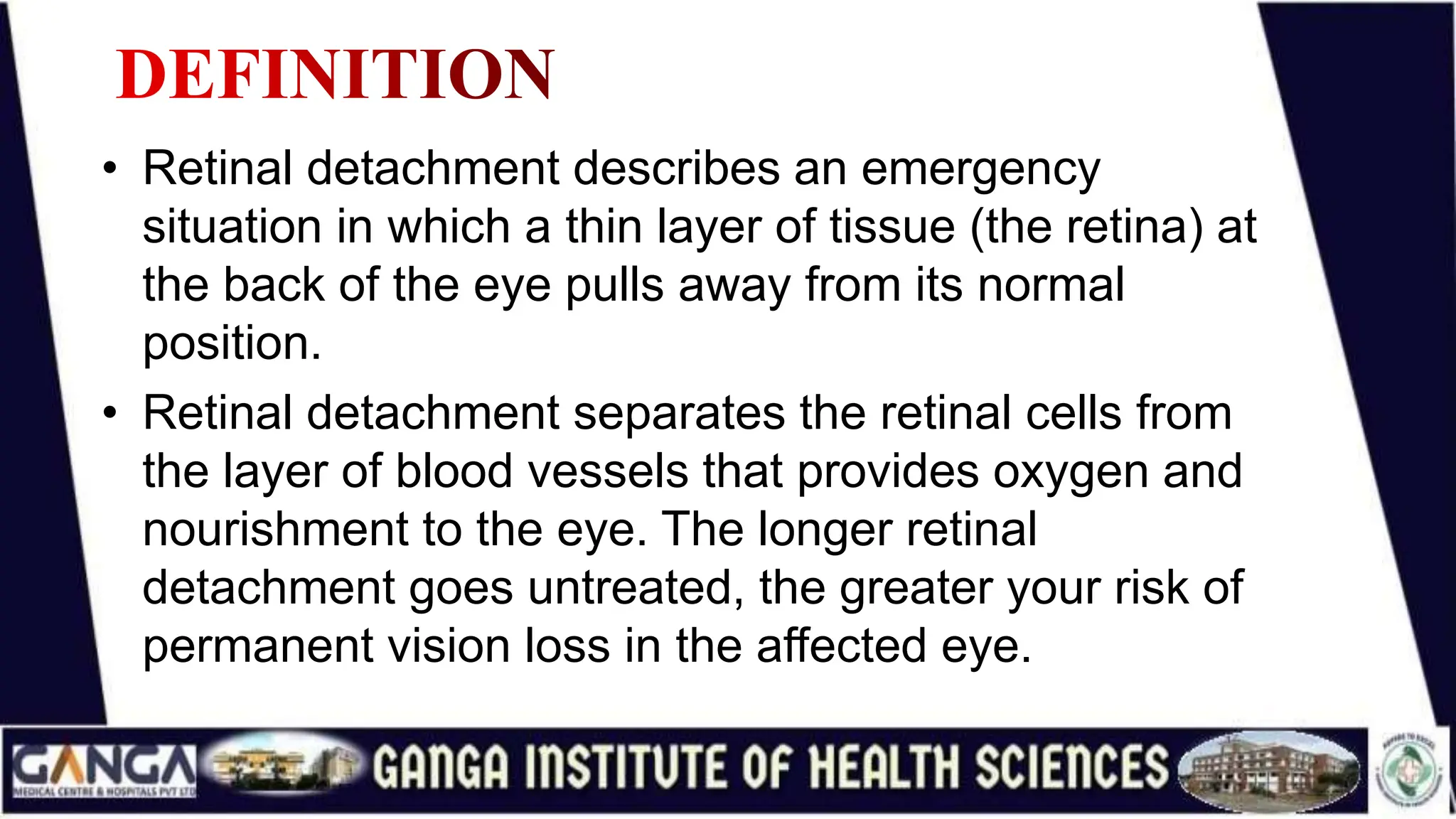 retinal detachment and its management for nursing students | PPTX