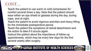 retinal detachment and its management for nursing students | PPTX