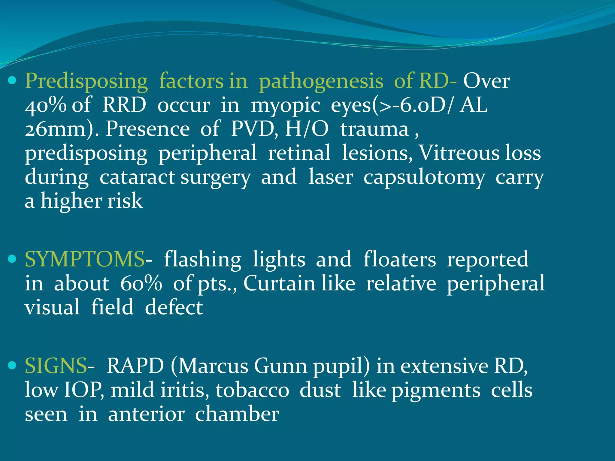 Retinal detachment | PPTX