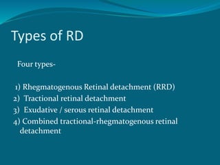 Retinal detachment | PPTX