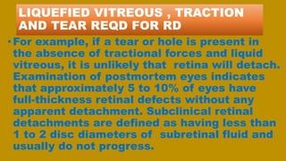 Retinal detachment 2016 | PPTX