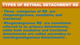 Retinal detachment 2016 | PPTX