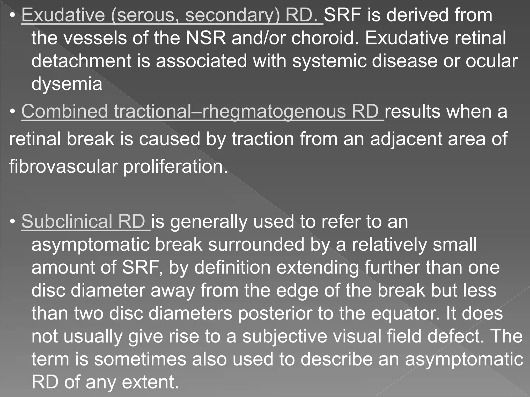 Retinal detachment | PPTX