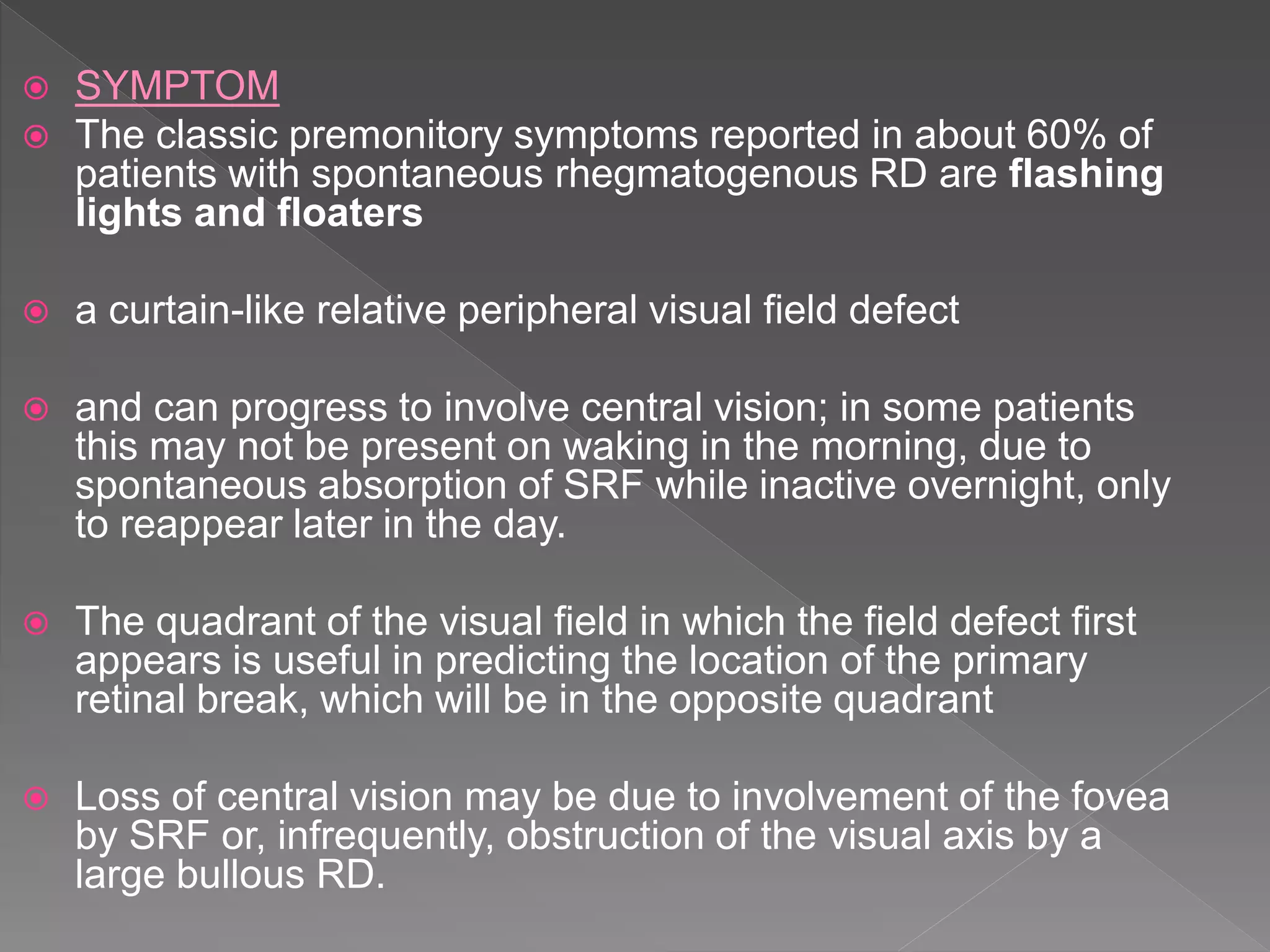Retinal detachment | PPTX