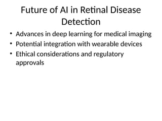 Retinal_Disease_Deep_Learning methods using AI | PPT