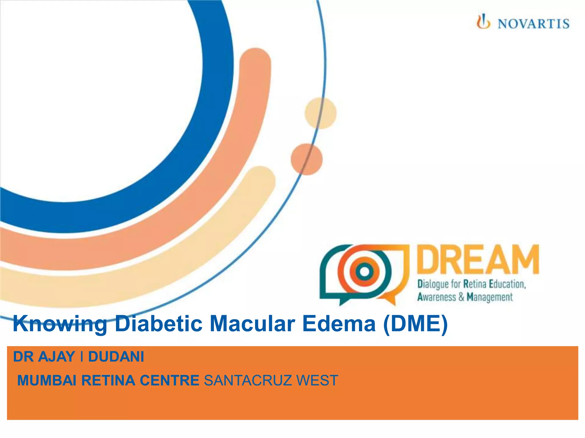 Retinal disorders DME | PPTX
