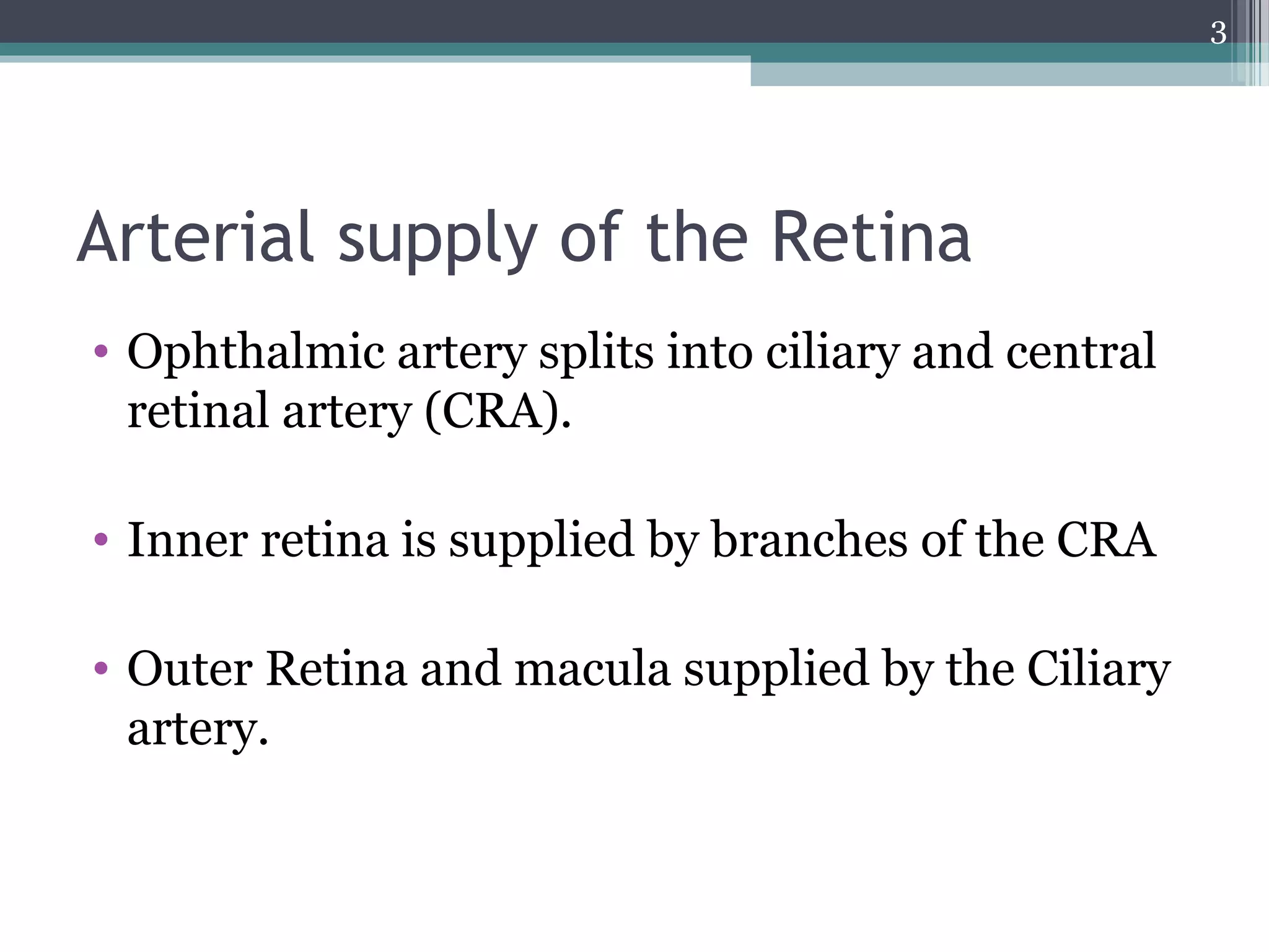 Retinal occlusion | PPT