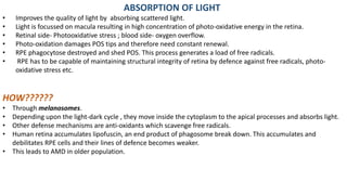 Retinal pigment epithelium | PPTX