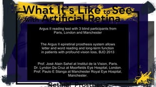 Retinal prosthesis | PPT