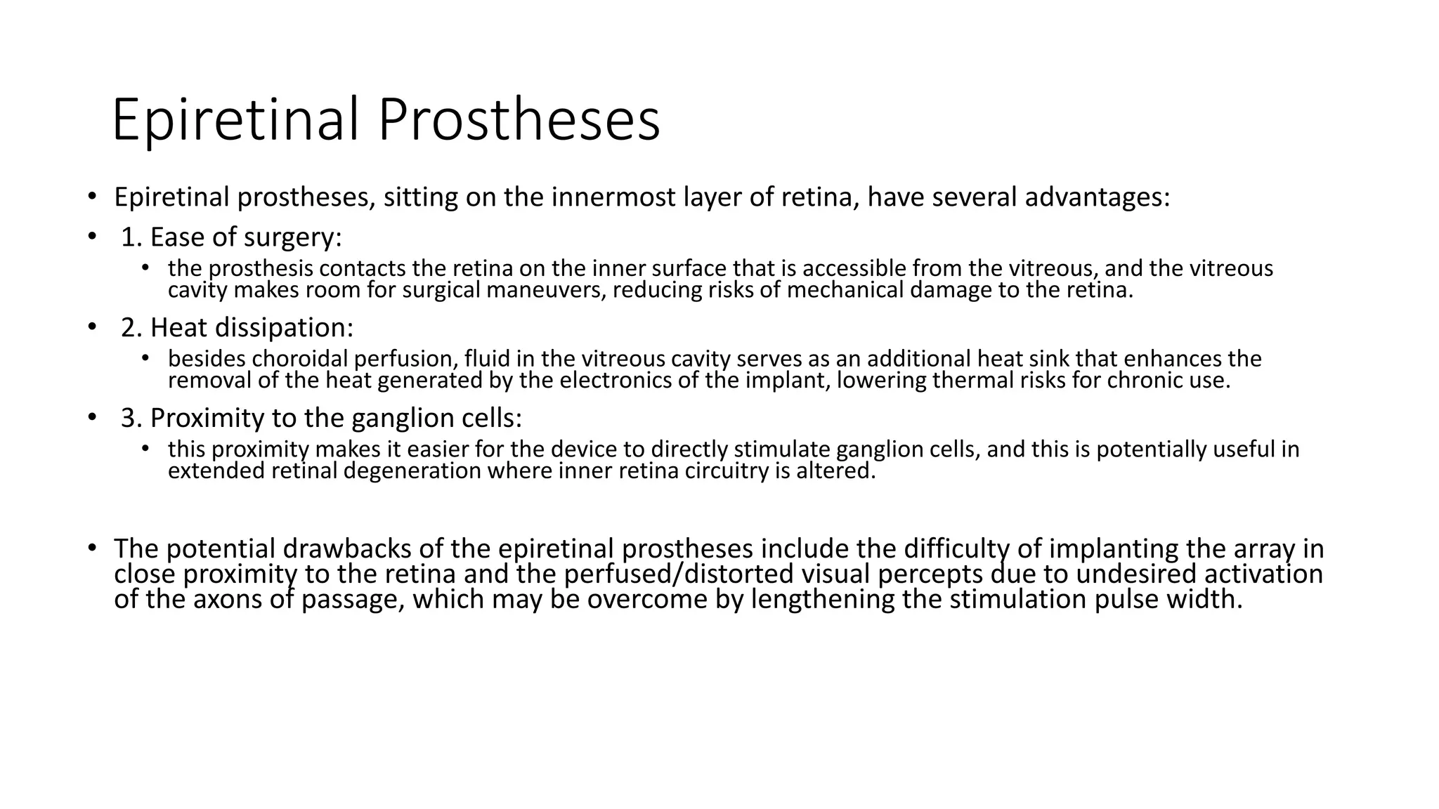 Retinal prosthesis | PPTX
