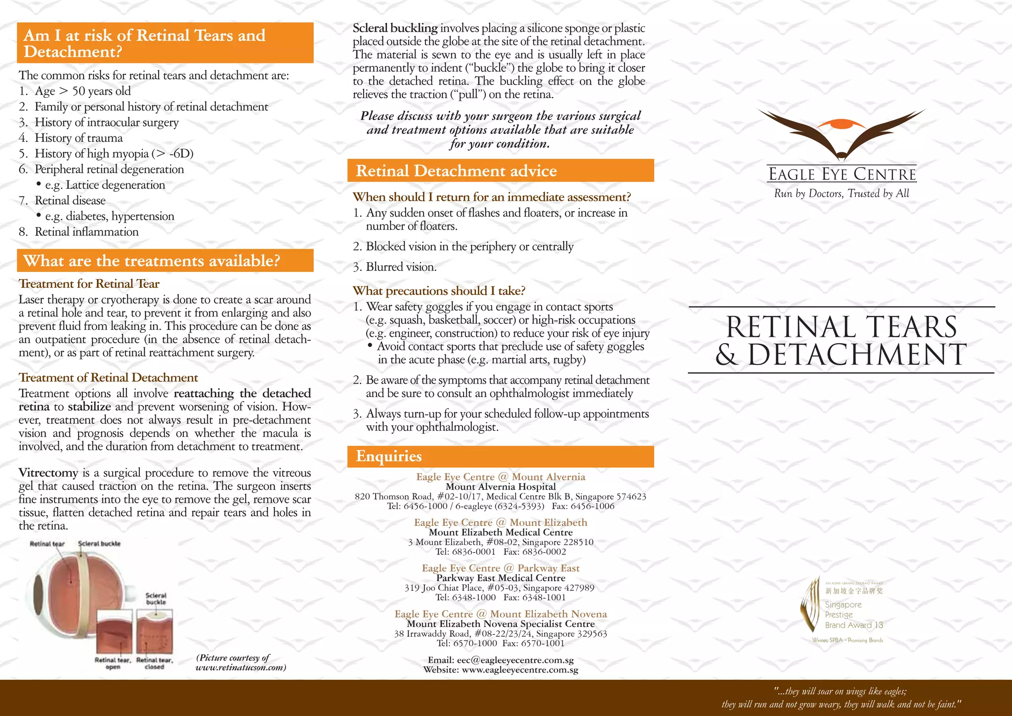 Retinal tears and detachment | PDF