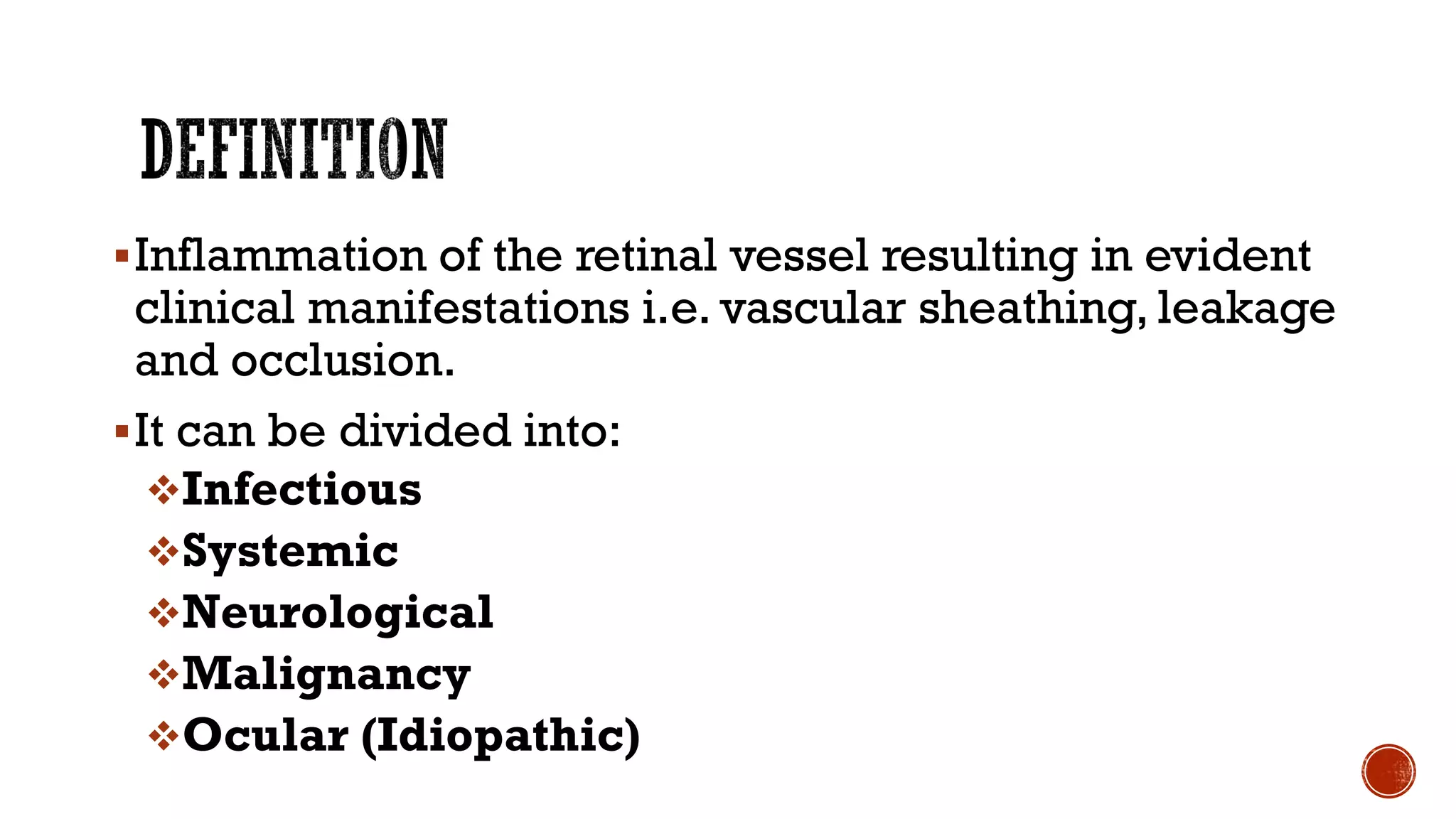 Retinal Vasculitis | PDF