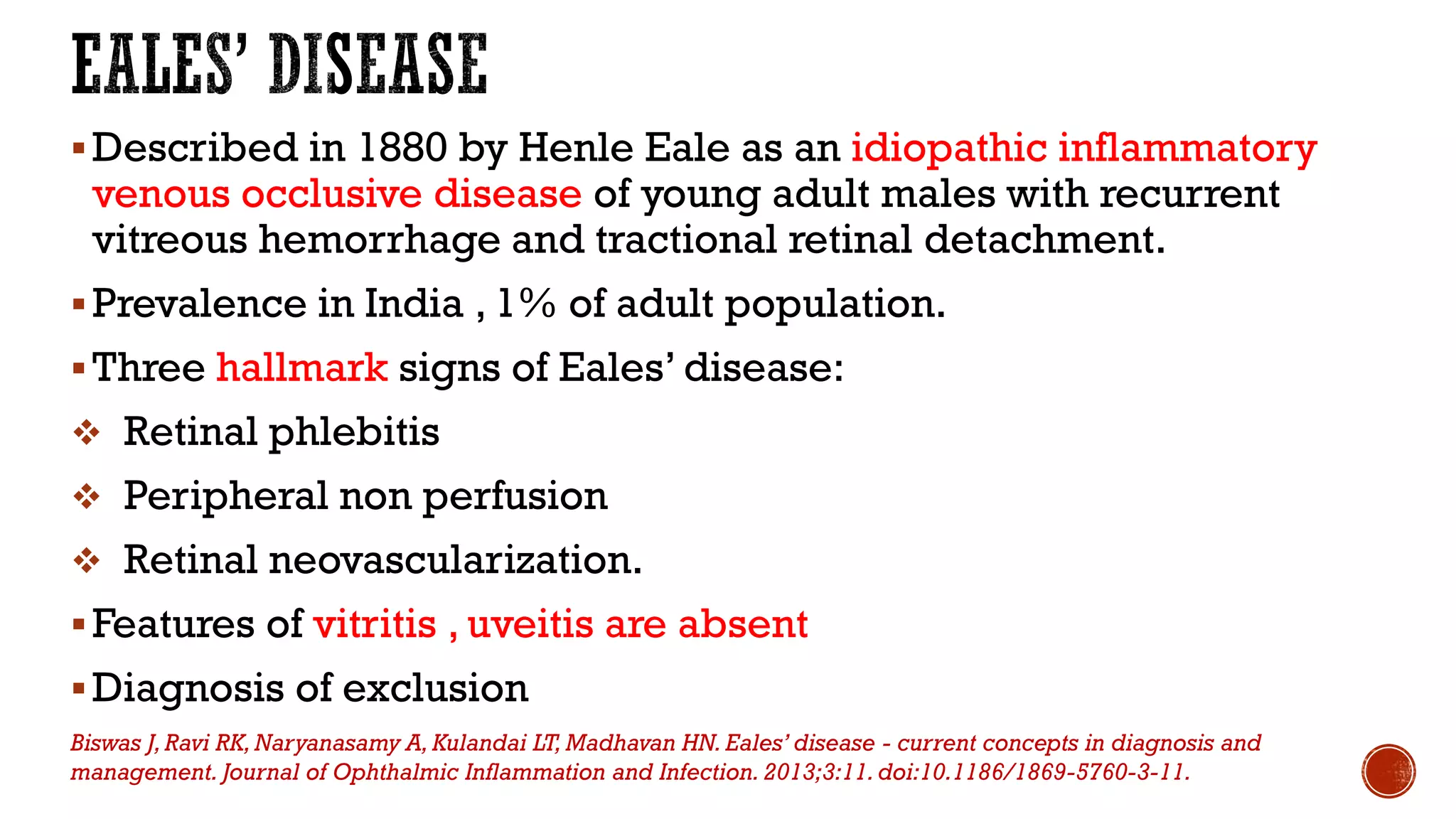Retinal Vasculitis | PDF