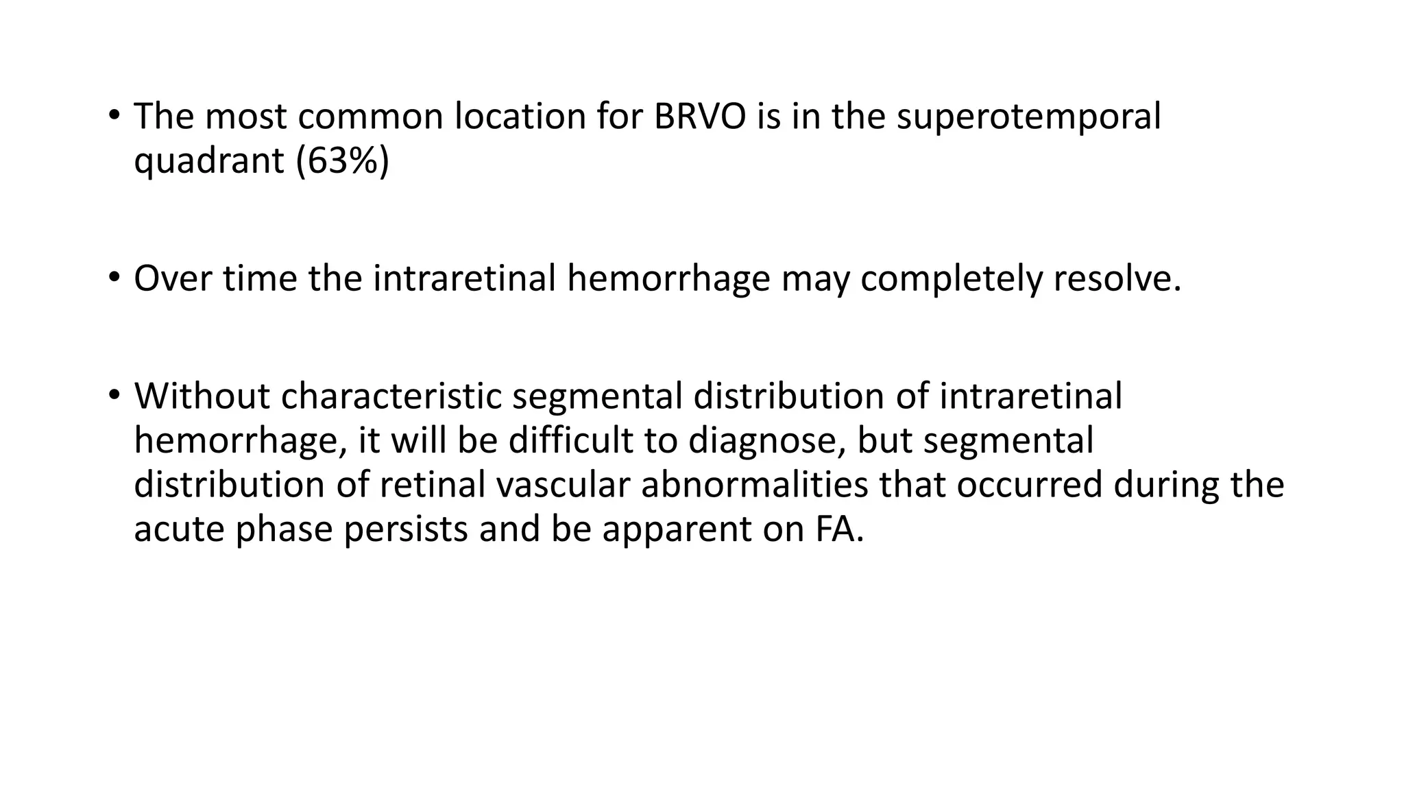 Retinal vein occlusion | PPTX
