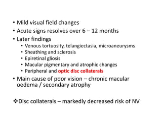Retinal vein occlusion | PPTX