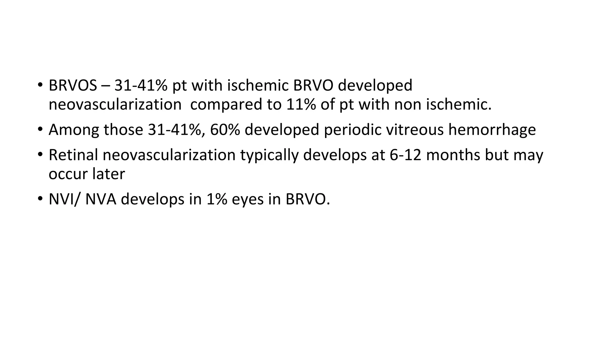 Retinal vein occlusion | PPTX