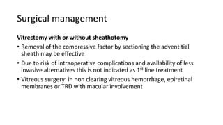 Retinal vein occlusion | PPTX