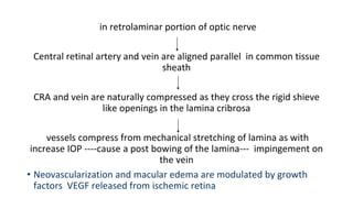 Retinal vein occlusion | PPTX