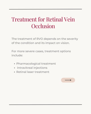 Retinal Vein Occlusion (RVO) – What You Need to Know! | PDF