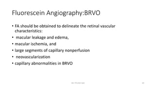 Retinal vein occlusions | PPTX