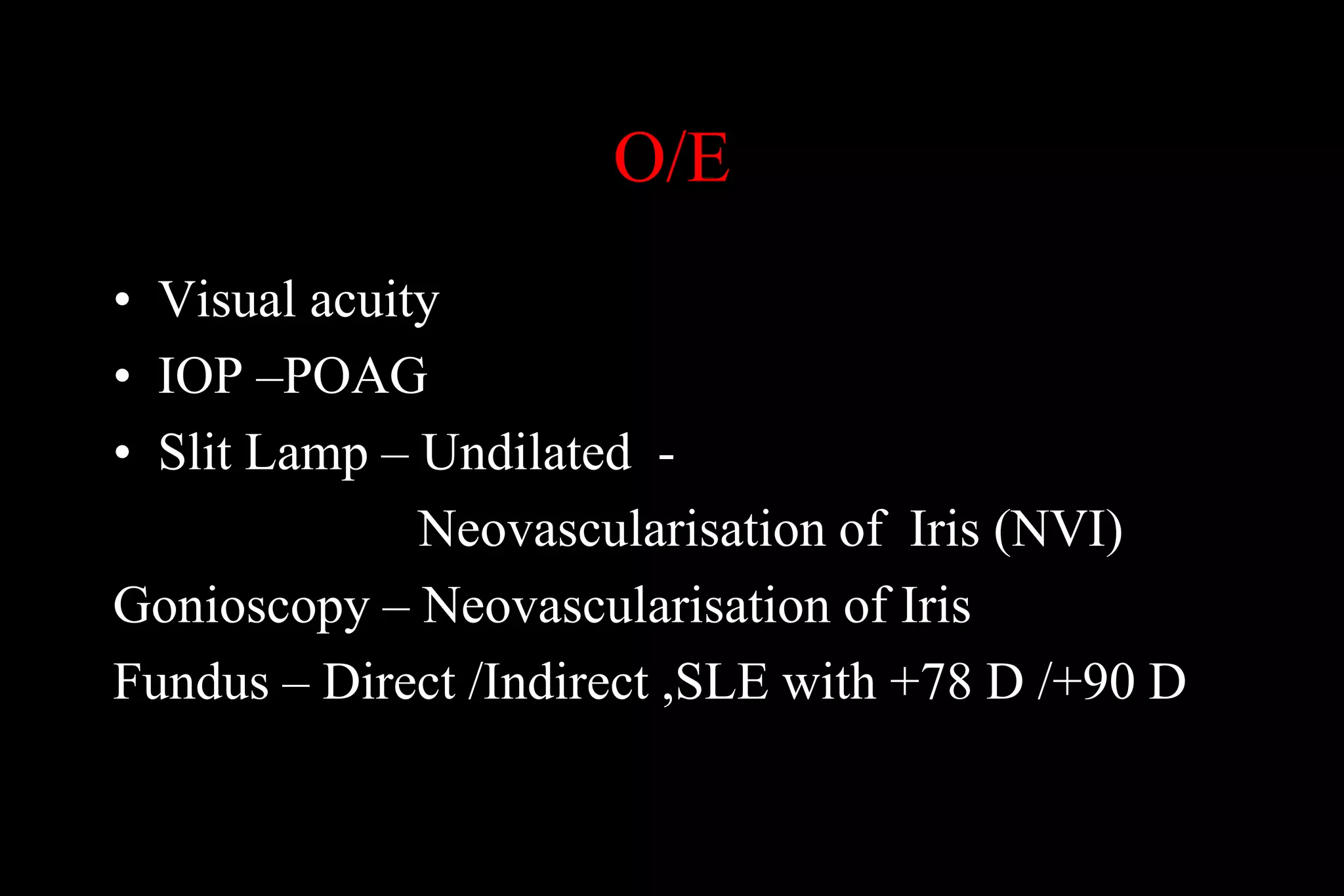 Retinal Vein occlusion,Dr Saquib | PPT