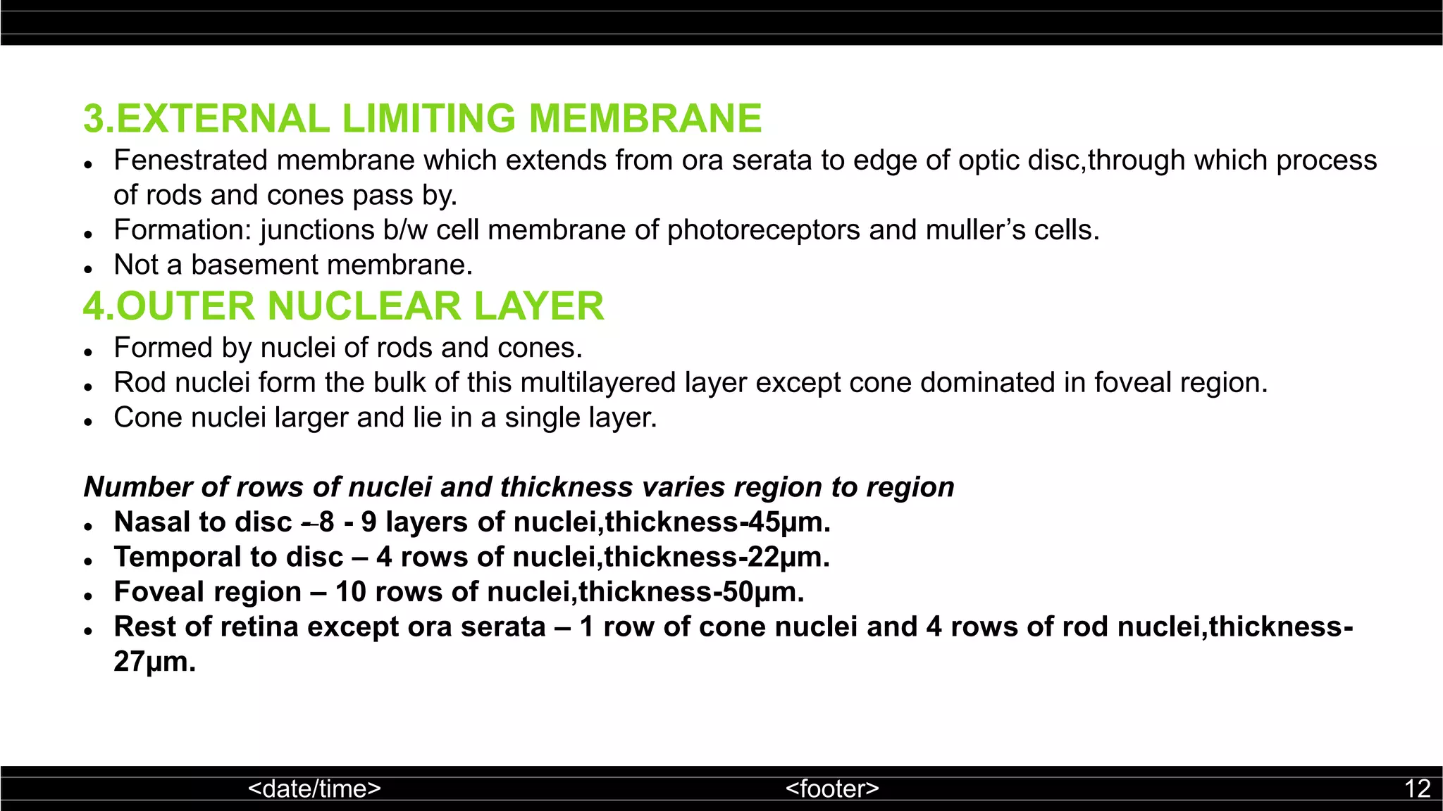 Retina structure and function | PPTX