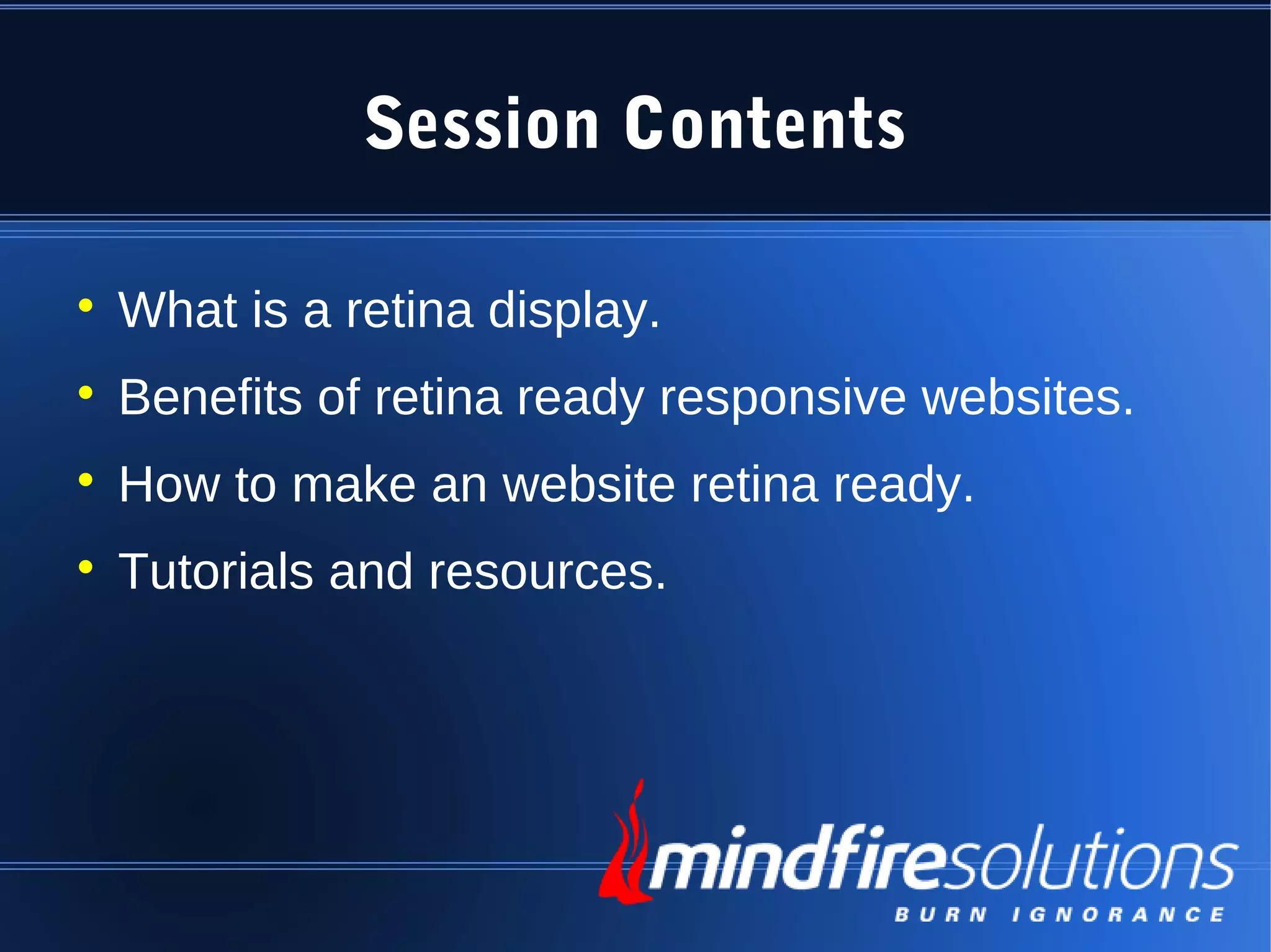 Retina ready | PPT