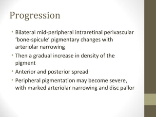 Retinitis pigmentosa | PPT