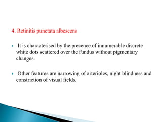 Retinitis pigmentosa | PPTX