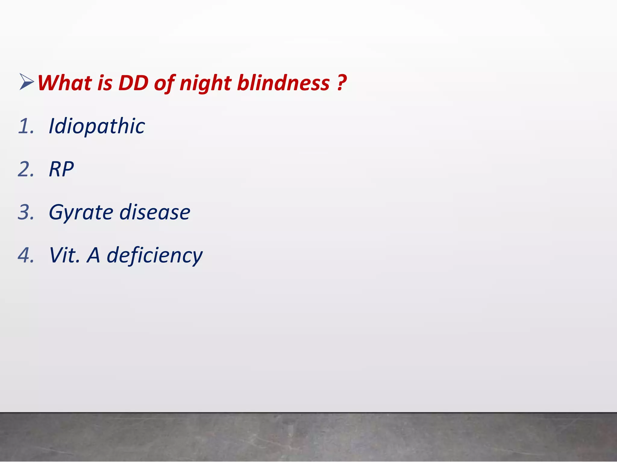 Retinitis pigmentosa | PPT