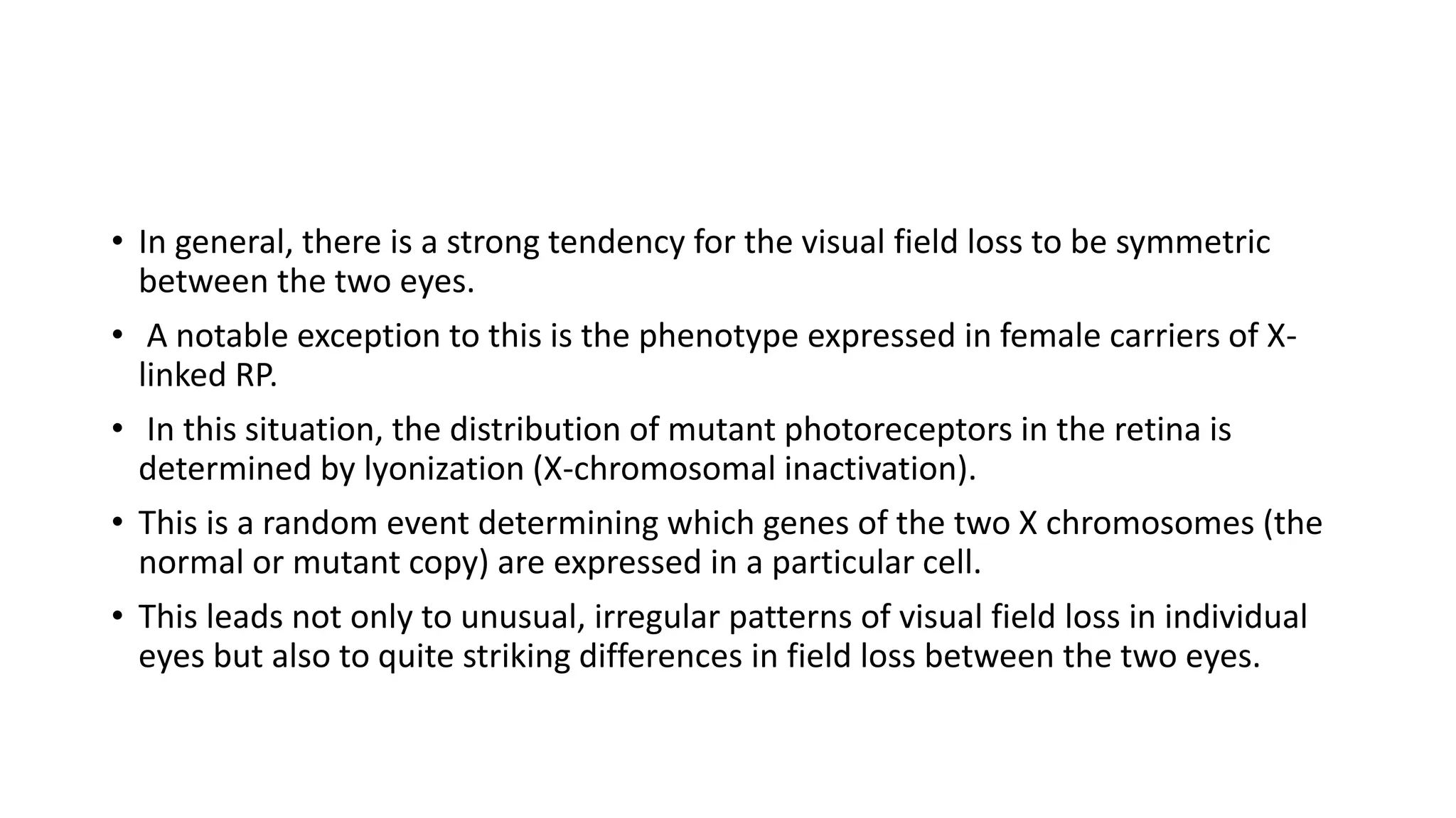 Retinitis pigmentosa and allied disorders | PPTX | Eye and Vision ...