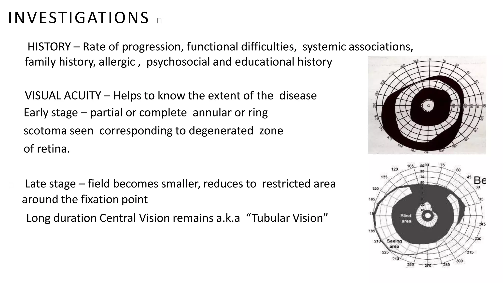 Retinitis pigmentosa and allied disorders | PPTX | Eye and Vision ...