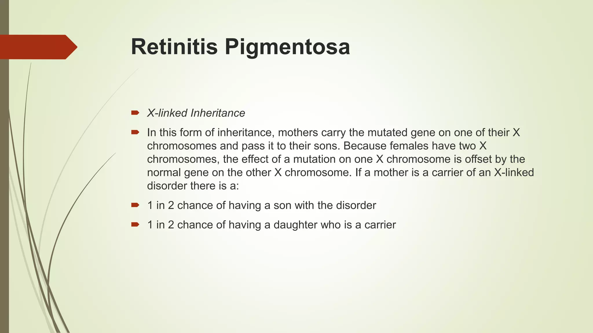 Retinitis pigmentosa ppt | PPTX