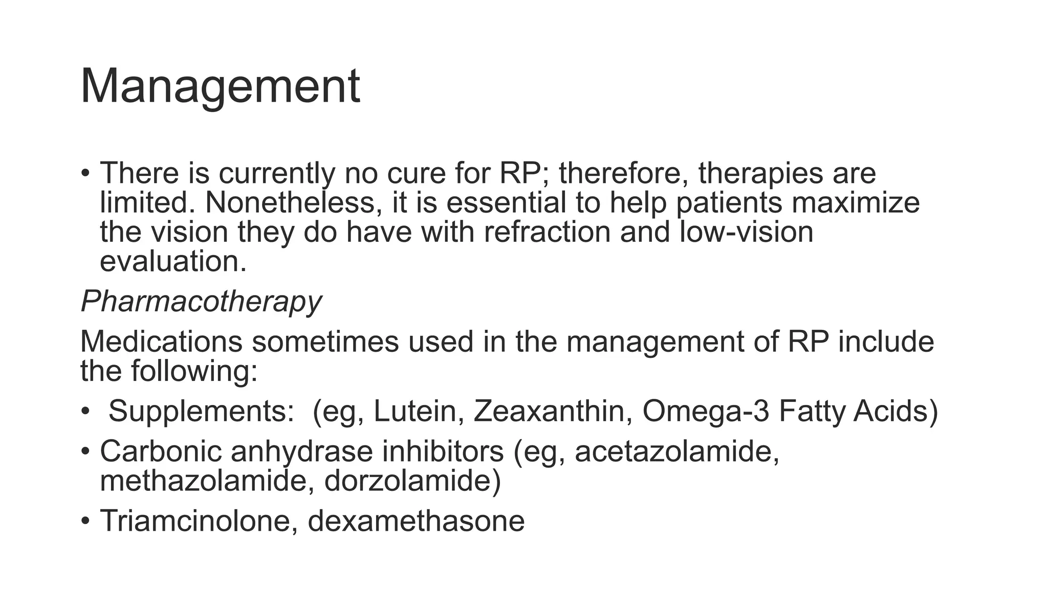 Retinitis Pigmentosa slide presentasi kedokteran | PPT