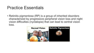Retinitis Pigmentosa slide presentasi kedokteran | PPTX