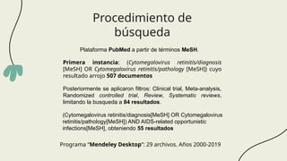 RETINITIS POR CITOMEGALOVIRUS VIRAL.pptx