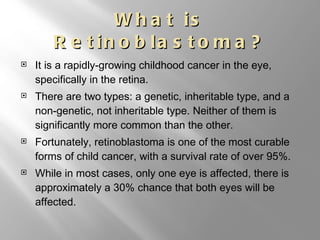 Retinoblastoma | PPT