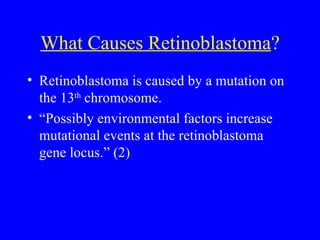 Retinoblastoma | PPT