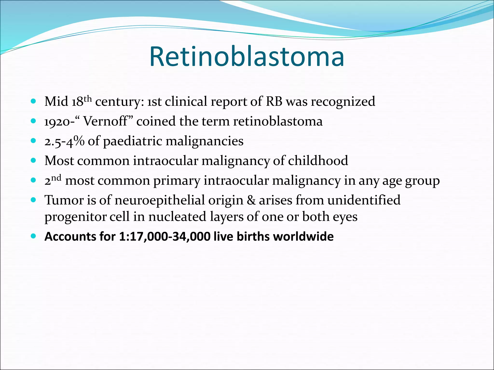 Retinoblastoma KIRAN | PPT