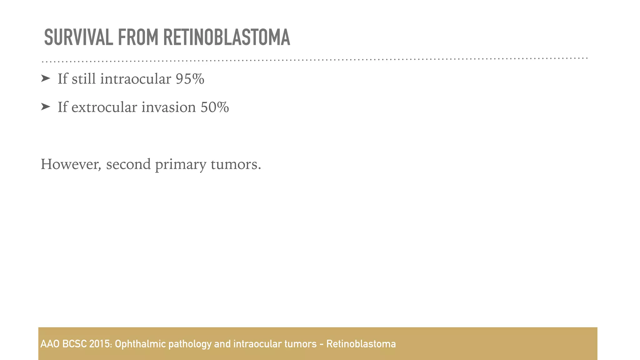 Retinoblastoma, an overview | PDF