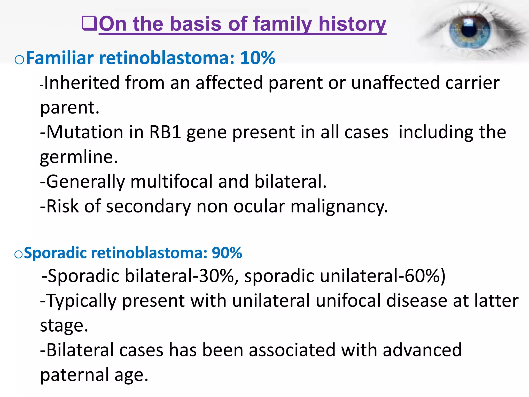 Retinoblastoma | PPTX