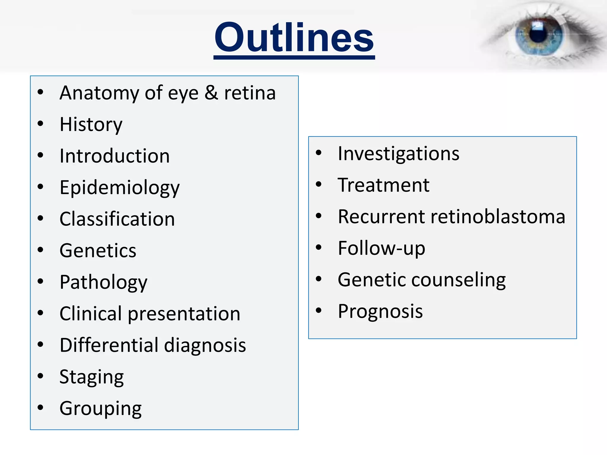 Retinoblastoma | PPTX