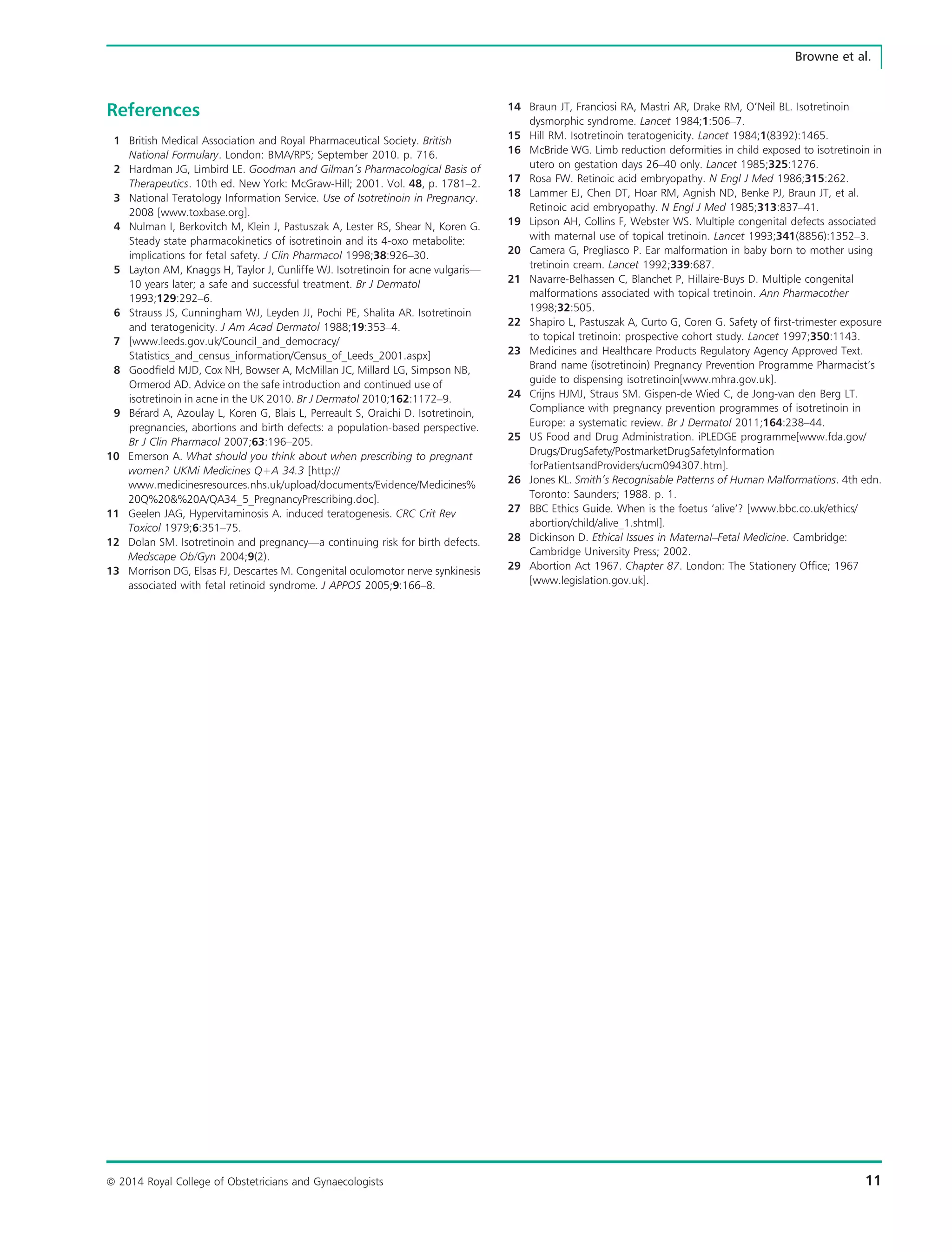 Retinoids and pregnancy | PDF