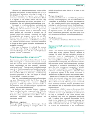Retinoids and pregnancy | PDF