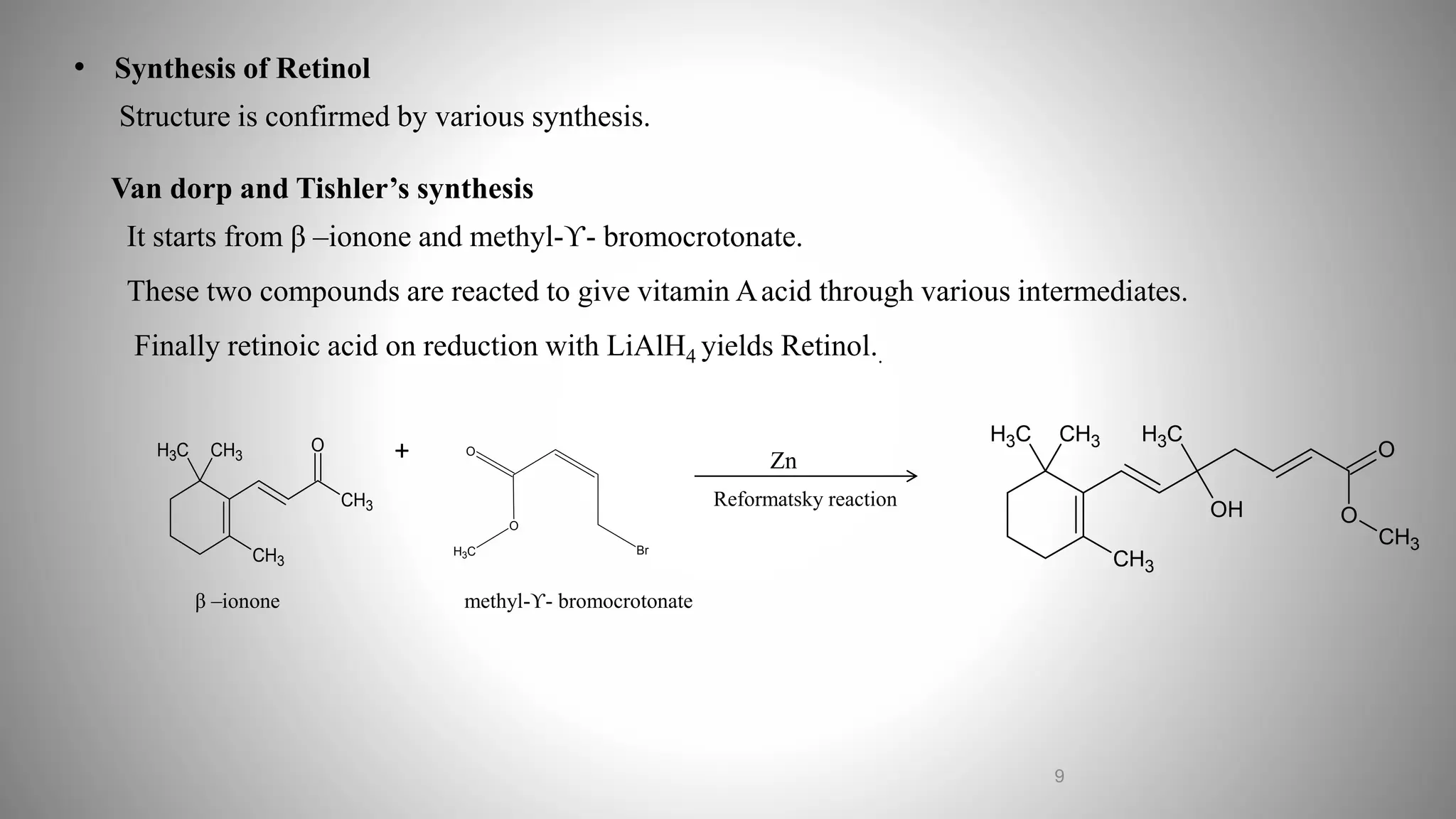 structural elucidation of retinol.pptx