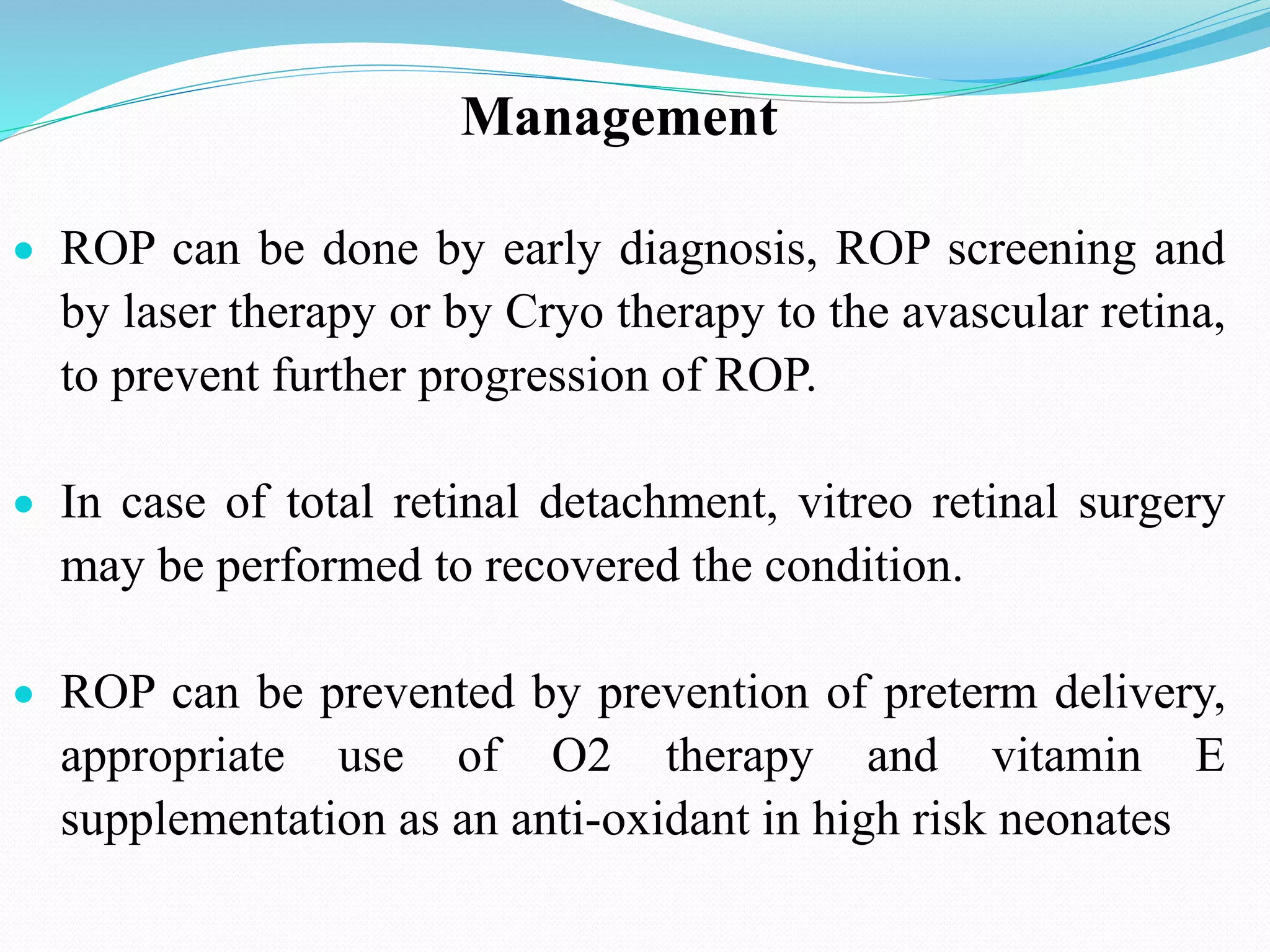Retinopathy of Prematurity | PDF